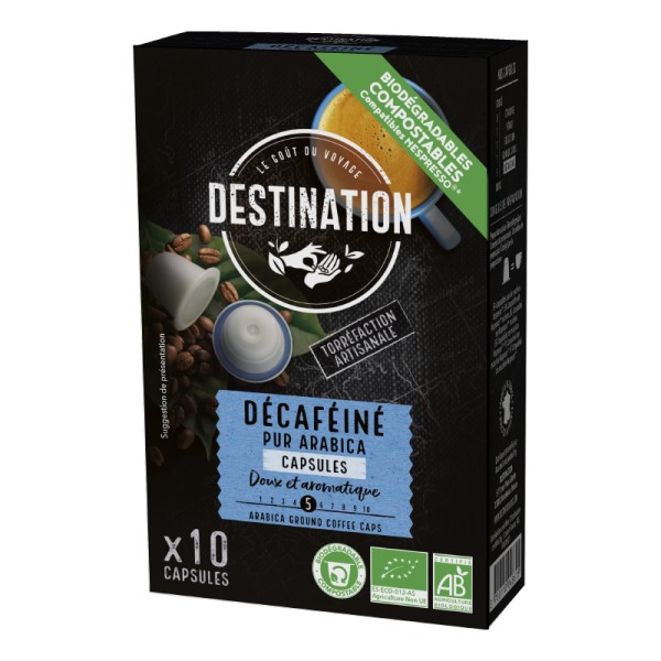 Destination Café Lyophilisé - Décaféiné - 100g - Green Village Maroc