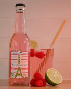 Limonade de Paris Limonade Framboise Citron Vert 33Cl - Green Village Maroc