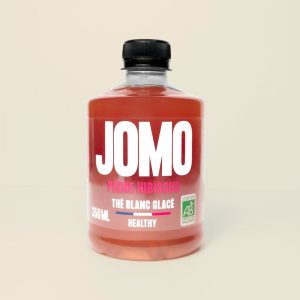 Jomo Thé Blanc Pêche Hibiscus 350Ml - Green Village Maroc